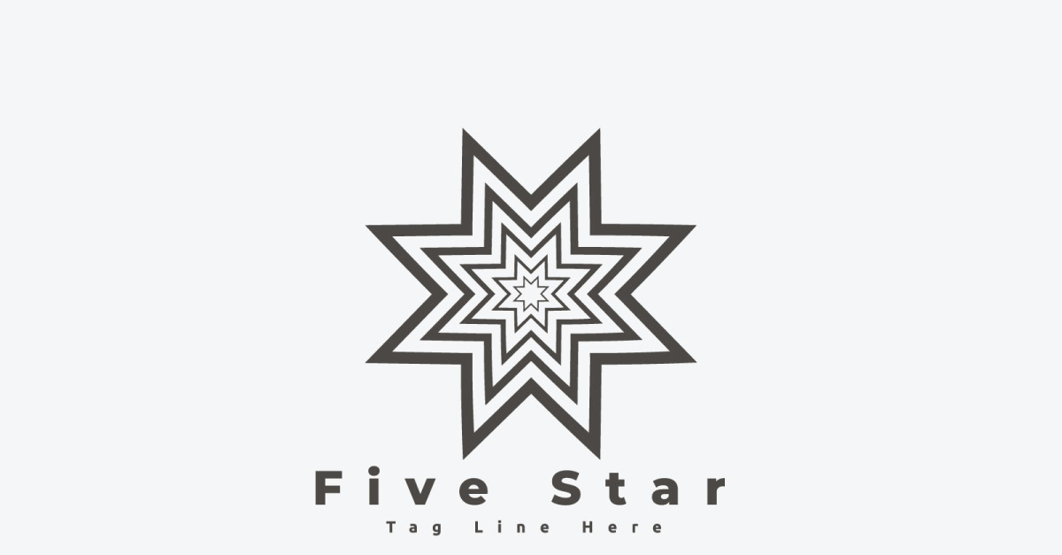 Five Star Logo Template #151394 - TemplateMonster