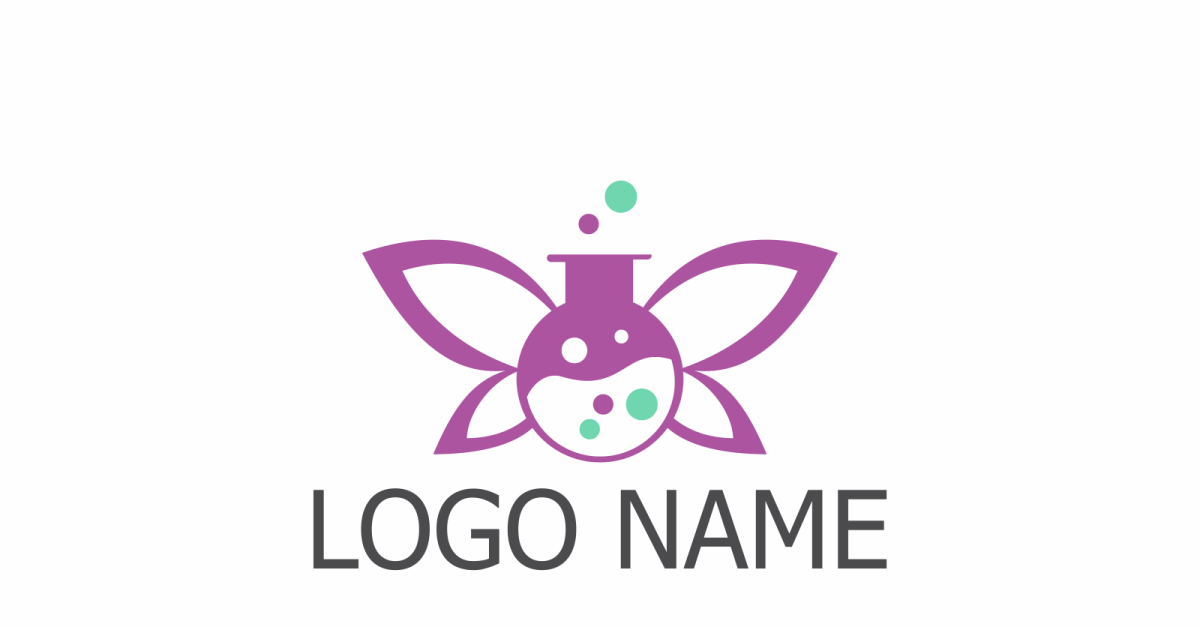 Butterfly Lab Logo Template #151458 - TemplateMonster