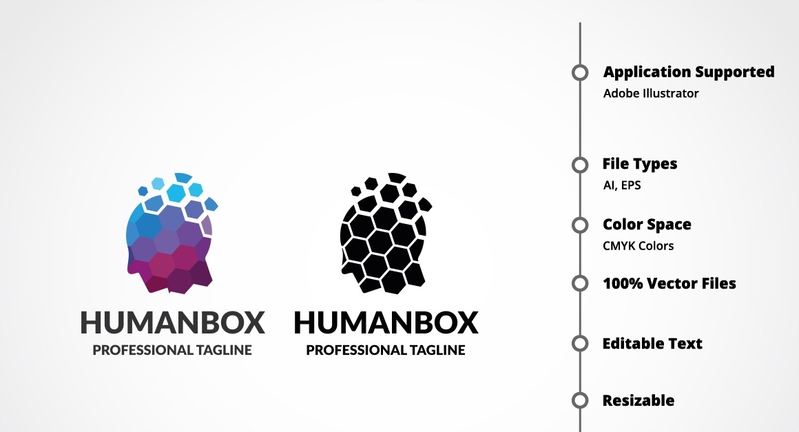 Human Box Logo Template #151496 - TemplateMonster