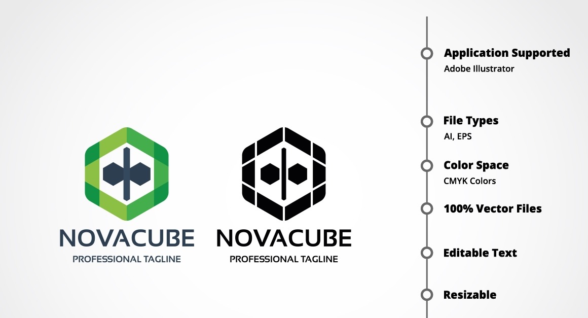 Innovation Cube Logo Template #151470 - TemplateMonster