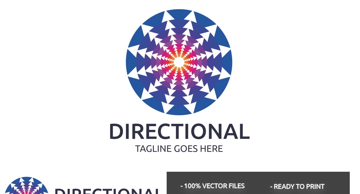 Directional Logo Template #151534 - TemplateMonster