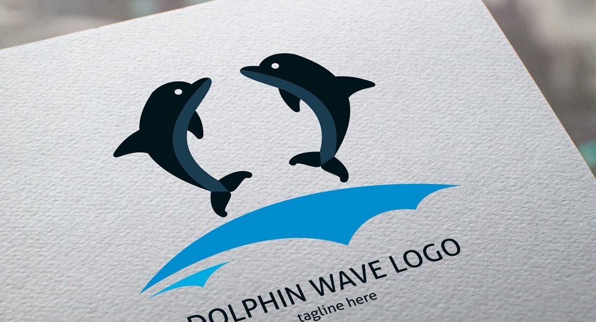 Dolphin Wave Logo Template #151580 - TemplateMonster