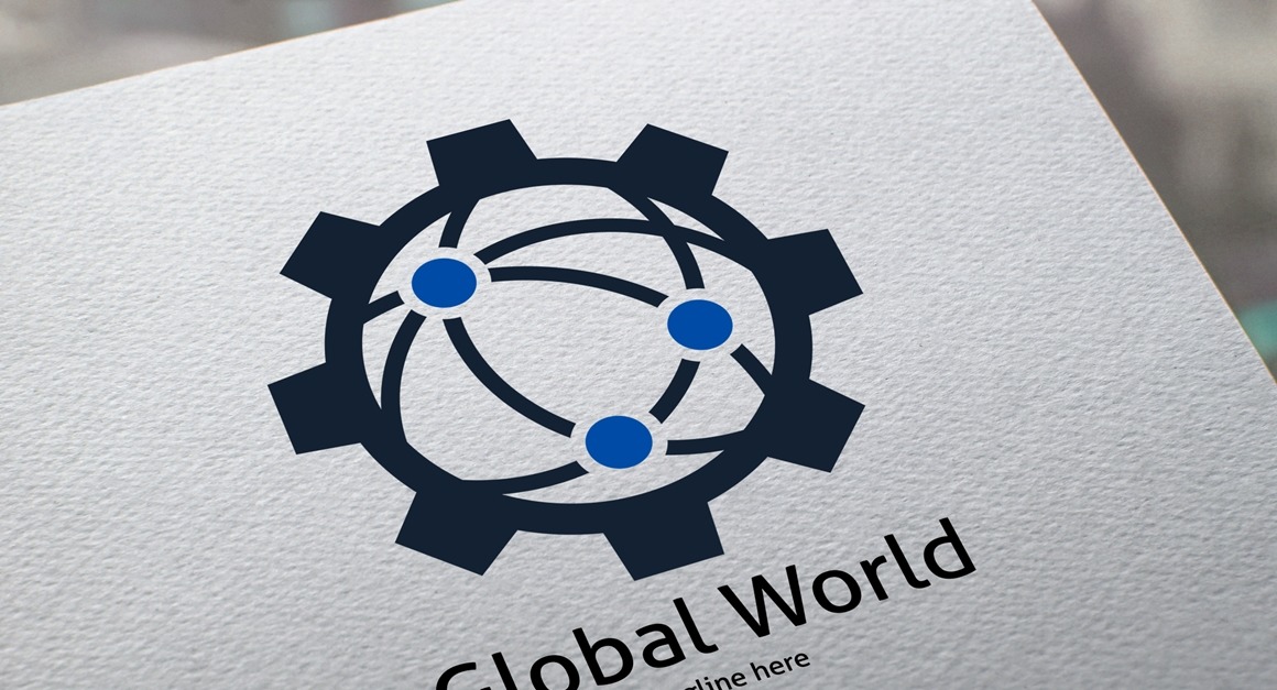 Global World Logo Template #151563 - TemplateMonster