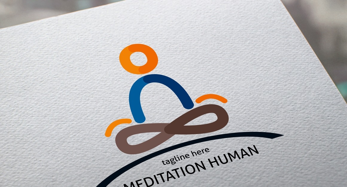 Meditation Human Logo Template #151577 - TemplateMonster