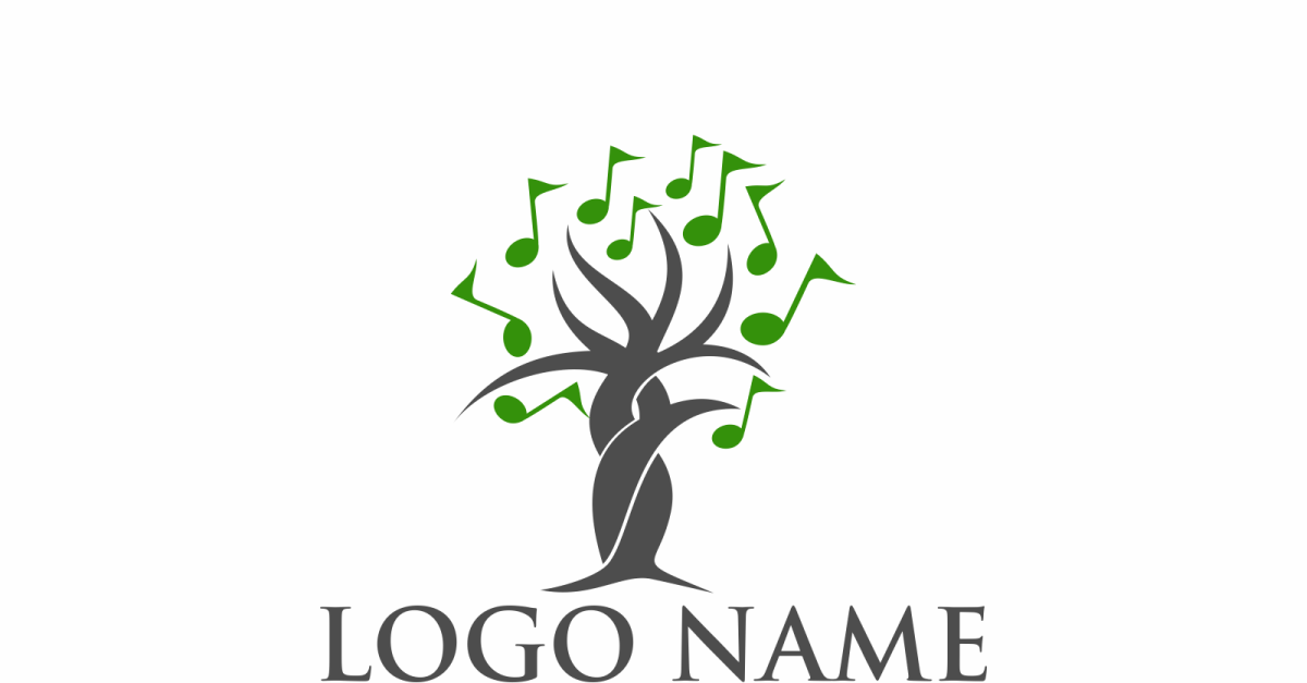 Music Tree Logo Template #151585 - TemplateMonster