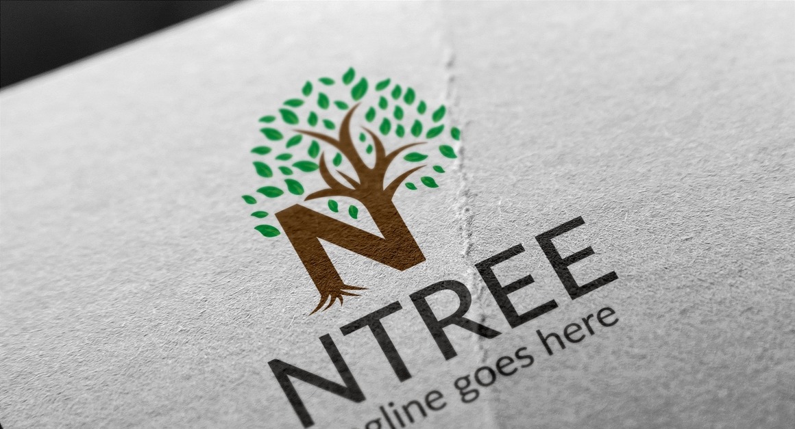 NTree (Letter N) Logo Template #151544 - TemplateMonster