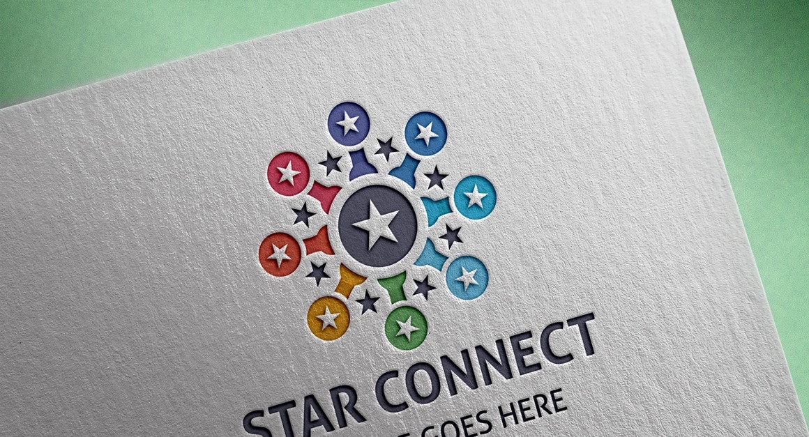 Star Connect Logo Template #151540 - TemplateMonster