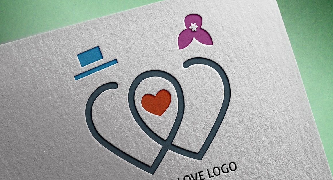 Wedding Love Logo Template #151574 - TemplateMonster