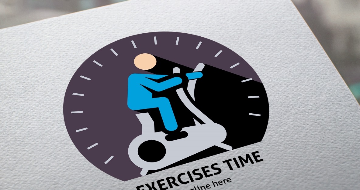 Exercises Time Logo Template #151674 - TemplateMonster