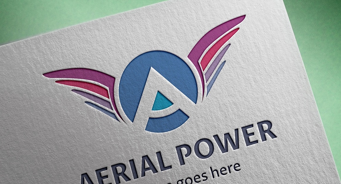 Aerial Power (Letter A) Logo Template - TemplateMonster