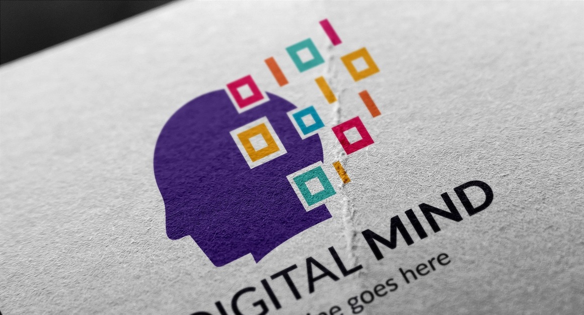 Digital Mind Logo Template #152133 - TemplateMonster