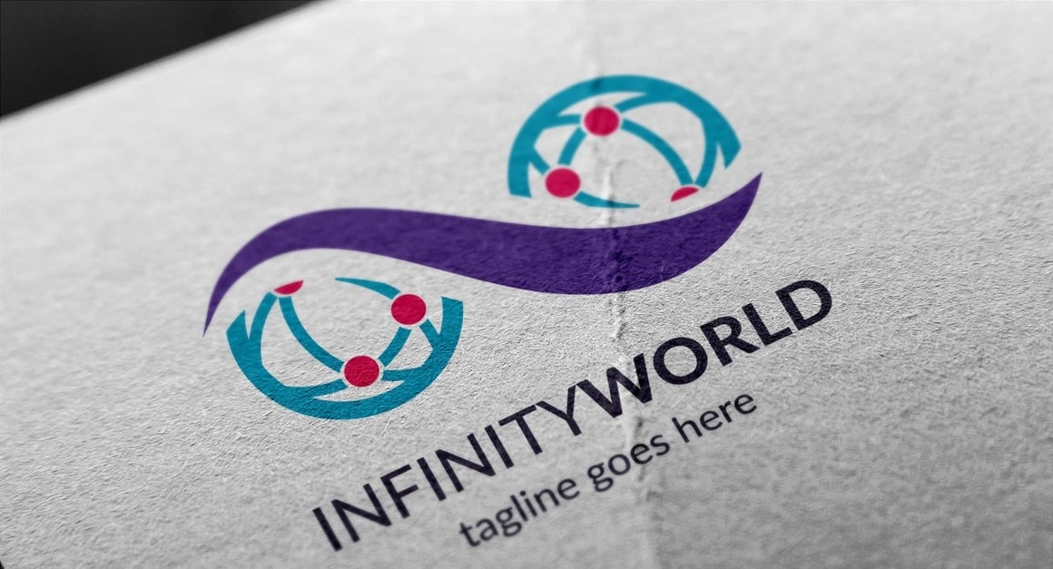 Infinity World Logo Template #152122 - TemplateMonster