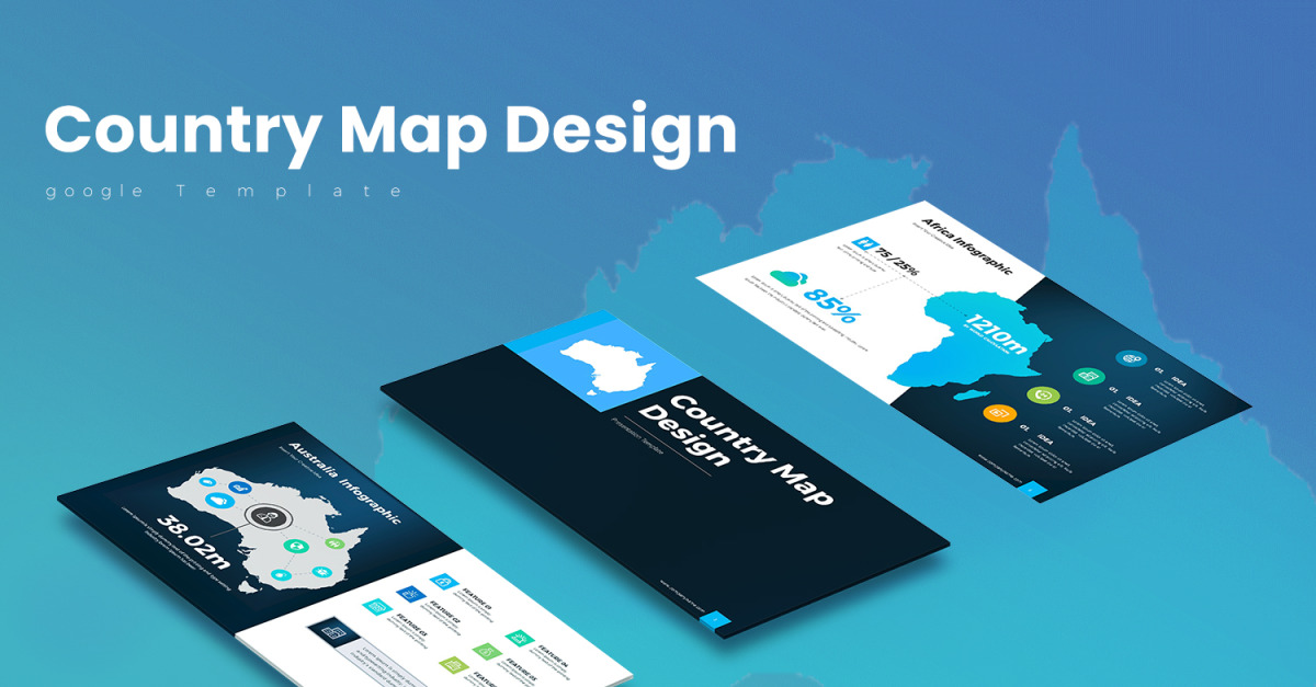 Plantillas de mapas de países Presentaciones de Google
