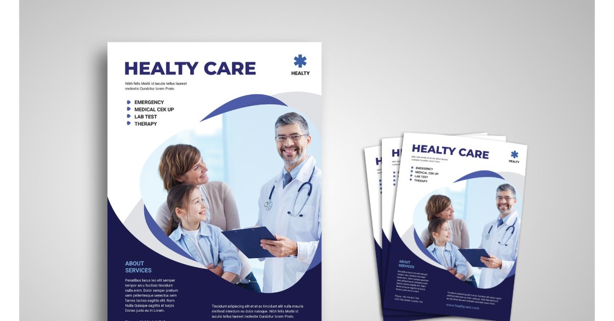 Flyer Healty Care - Corporate Identity Template