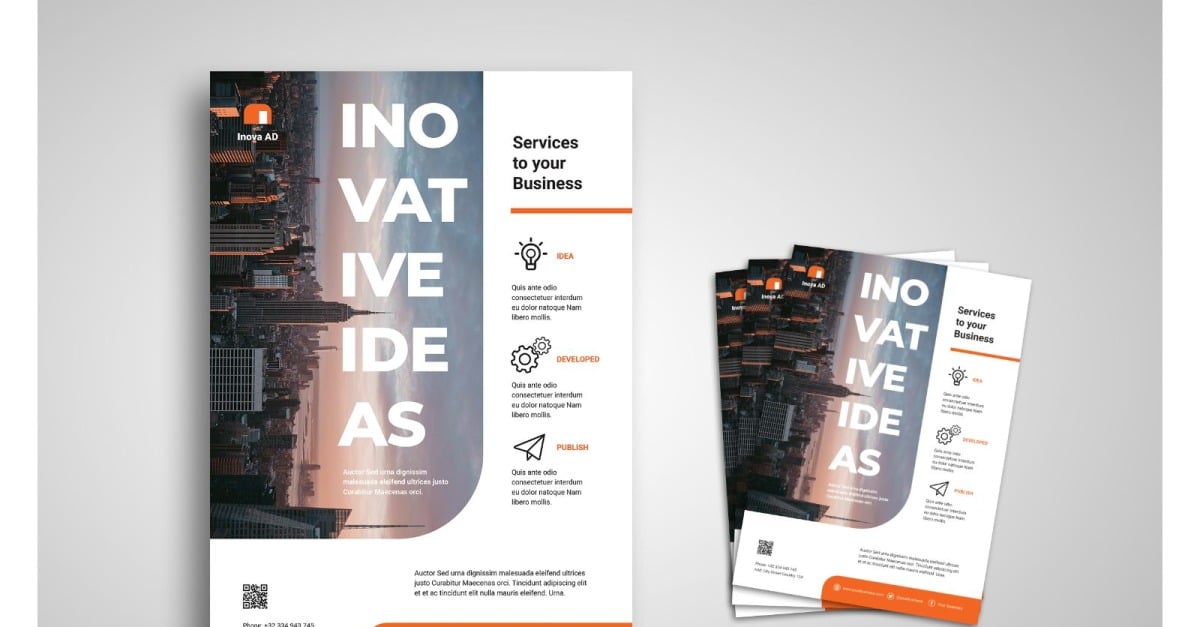 Flyer Innovative Ideas - Corporate Identity Template
