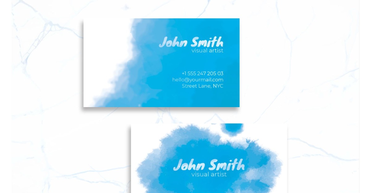 Business Card John Smith - Corporate Identity Template