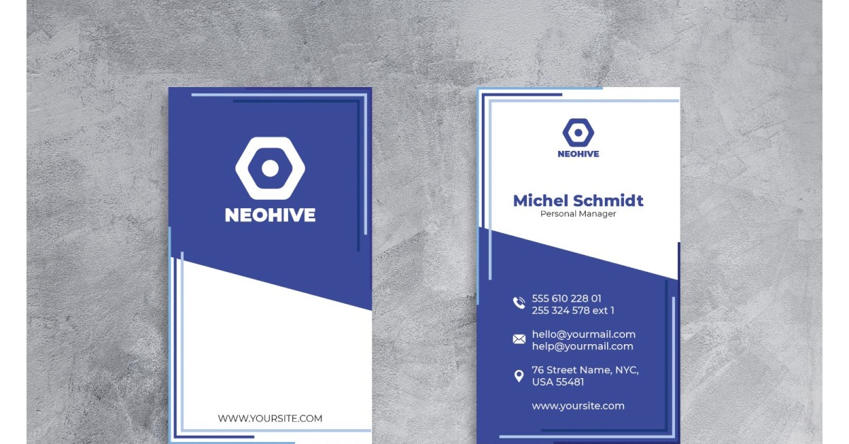 Business Card Neohive - Corporate Identity Template