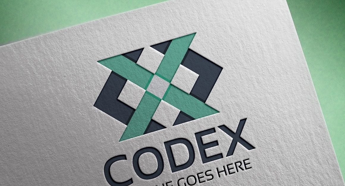 Codex (Letter X) Logo Template #153559 - TemplateMonster