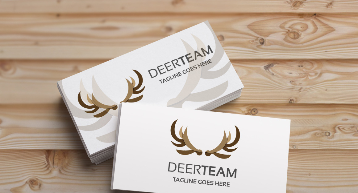 Deer Team Logo Template #153578 - TemplateMonster