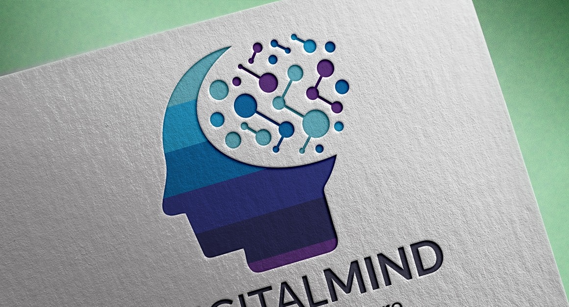 Digital Mind Logo Template #153566 - TemplateMonster