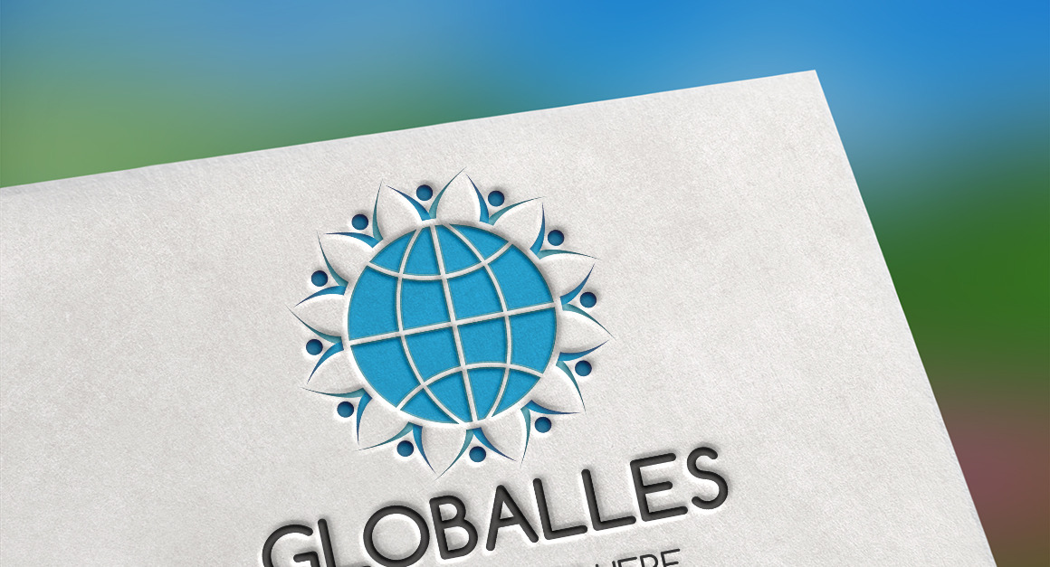 Globalles Logo Template #153640 - TemplateMonster