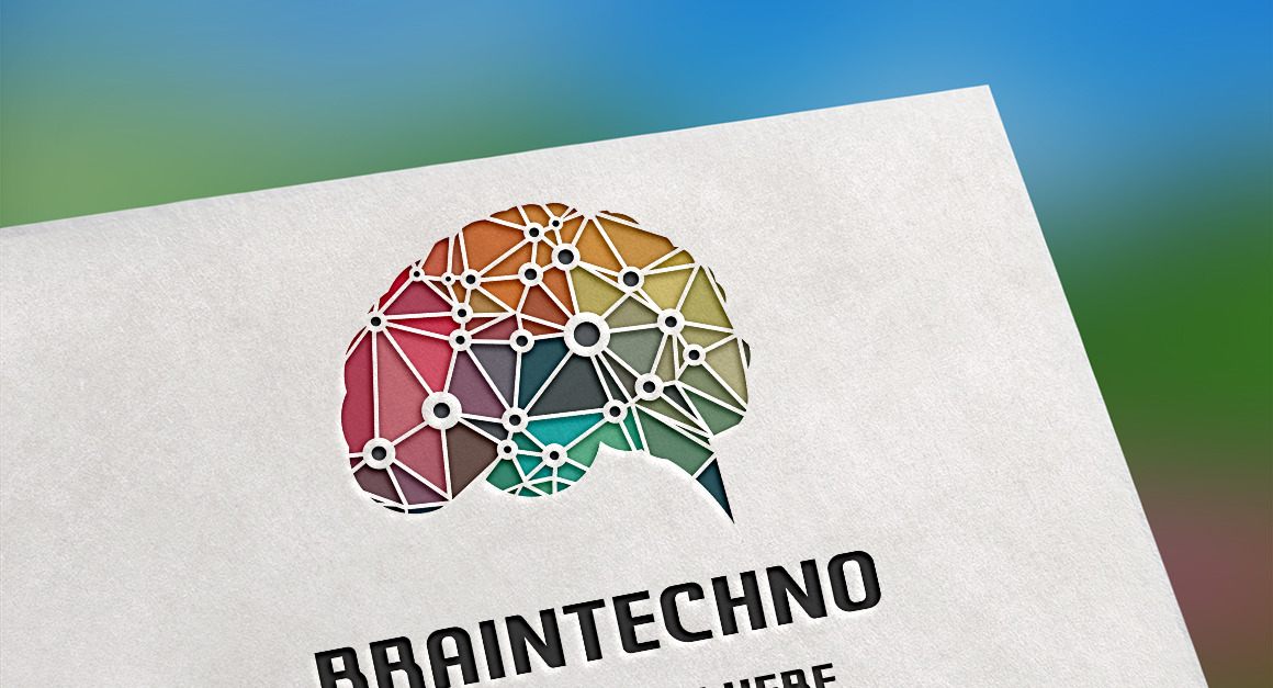Brain Techno Logo Template #153717 - TemplateMonster