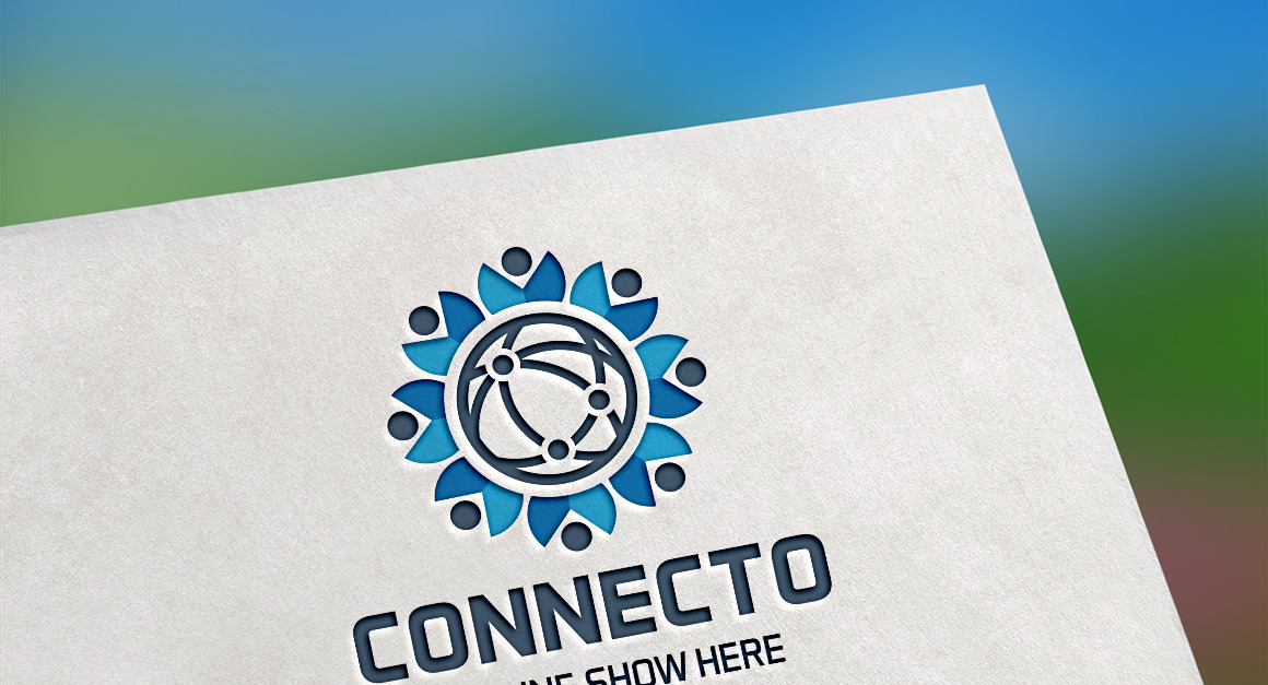 Connecto Logo Template #153770 - TemplateMonster