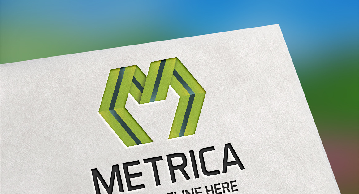 Metrica (Letter M) Logo Template #153752 - TemplateMonster