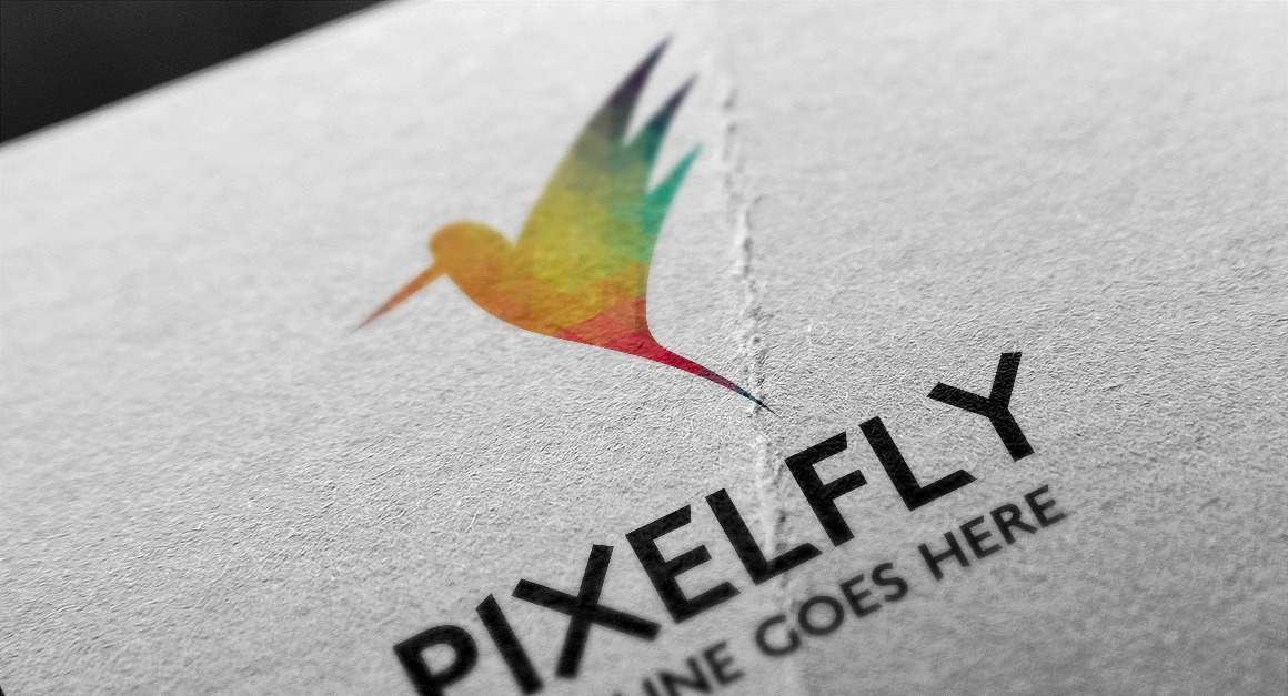 Pixel Fly Logo Template #153707 - TemplateMonster