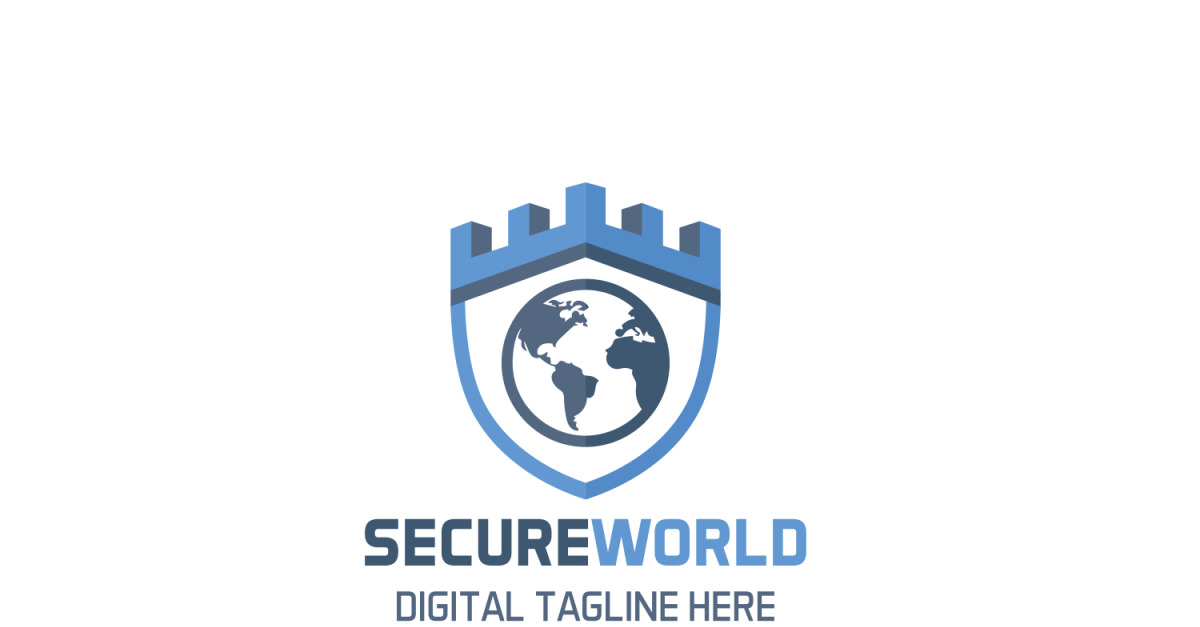 Secure World Logo Template #153748 - TemplateMonster