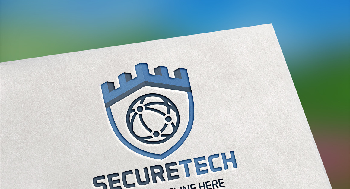 Securetech Logo Template #153743 - TemplateMonster