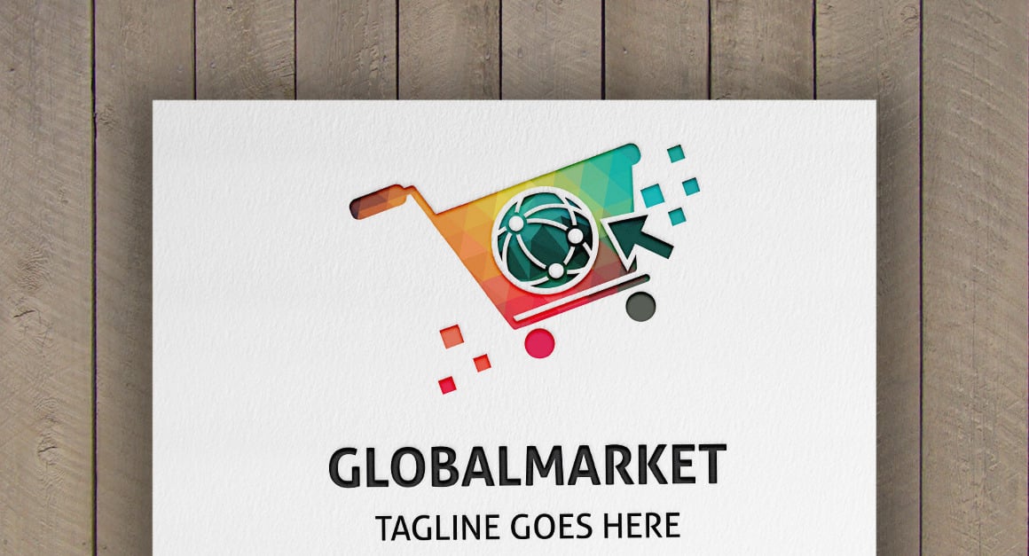 Global Market Logo Template #153826 - TemplateMonster