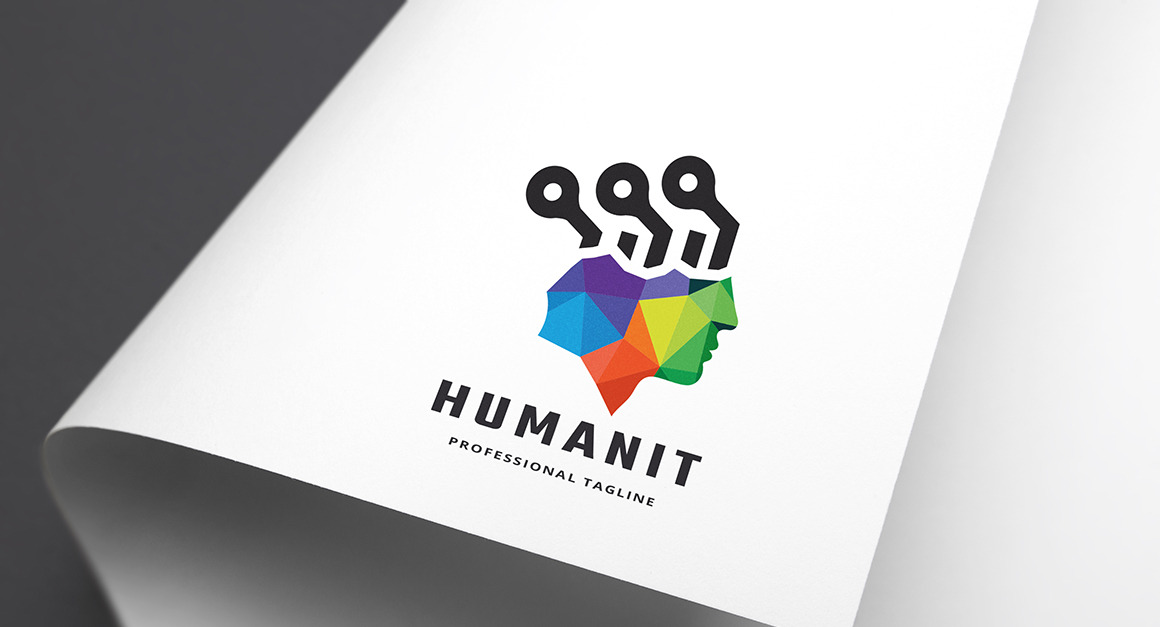 Human Technology Logo Template #153892 - TemplateMonster
