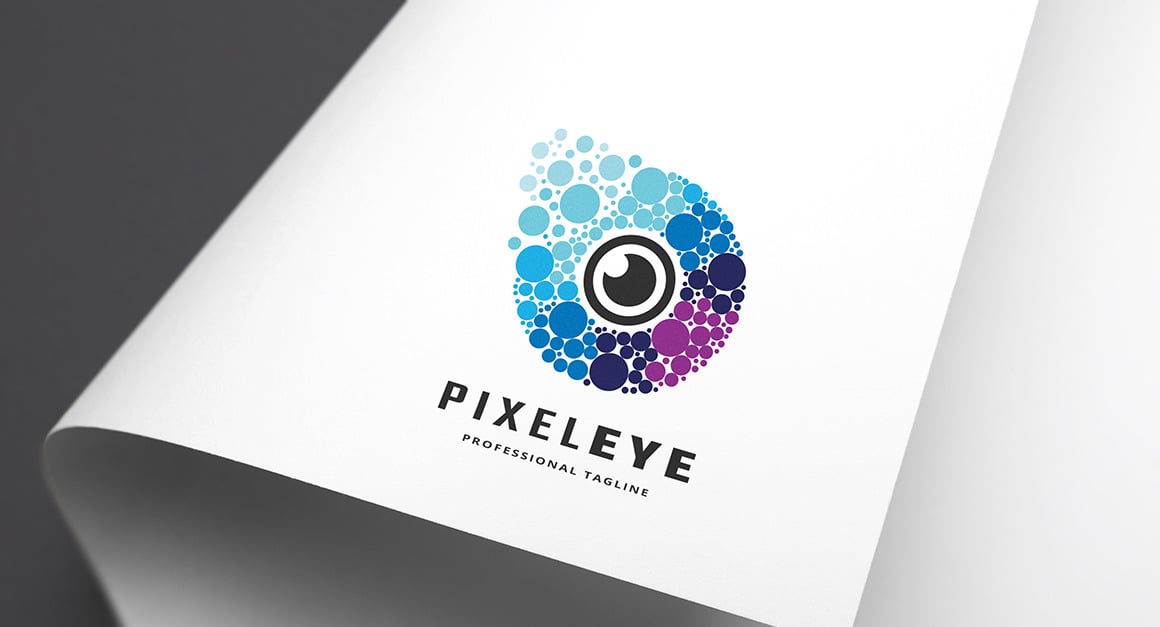 Pixel Eye Logo Template #153877 - TemplateMonster