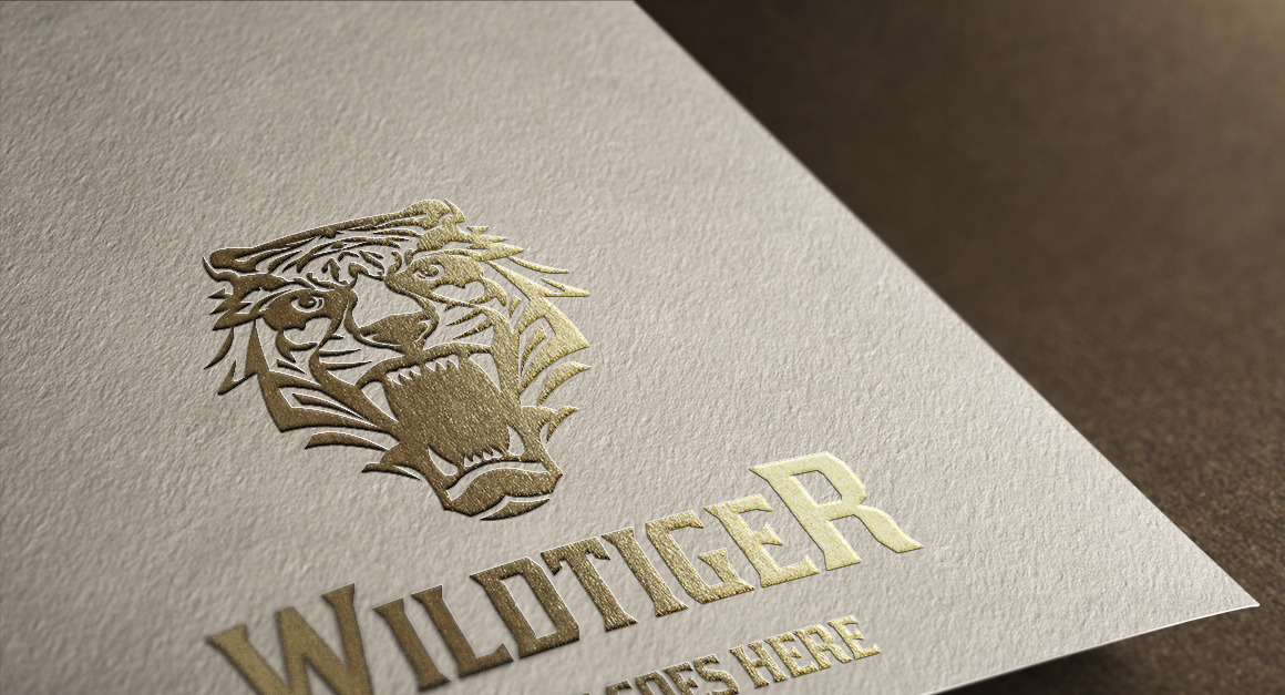 Wild Tiger Logo Template #153830 - TemplateMonster