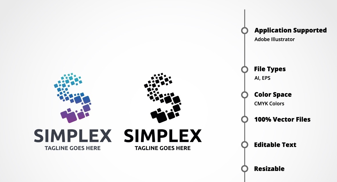 Letter S - Simplex Logo Template #153965 - TemplateMonster