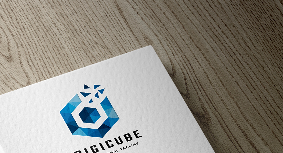 Digital Cube Logo Template #154467 - TemplateMonster