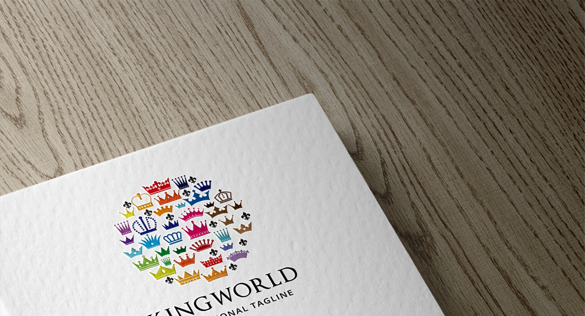 King World Logo Template #154496 - TemplateMonster