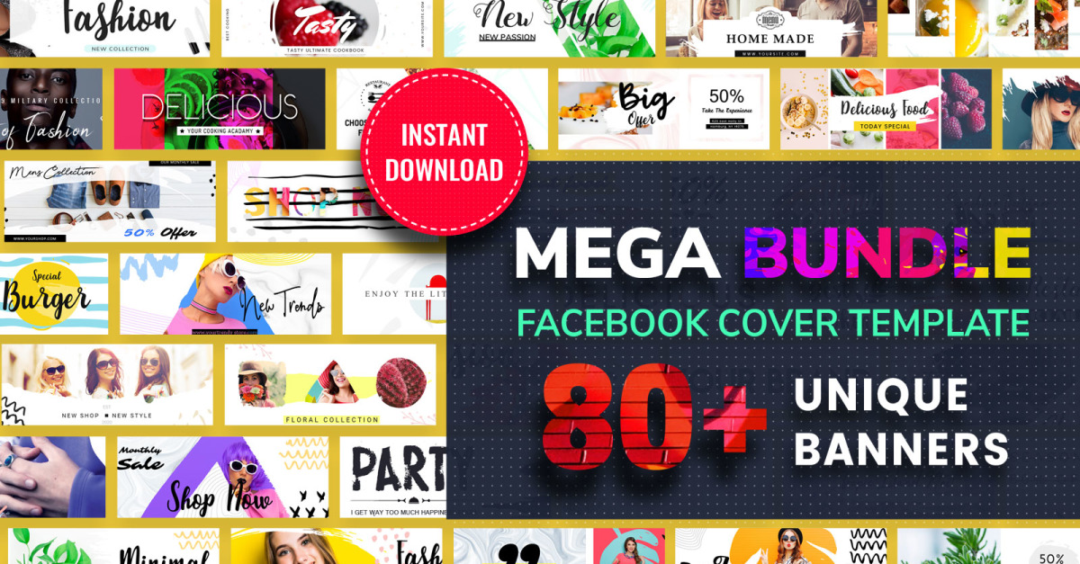 Facebook Cover Mega Bundle Social Media Template