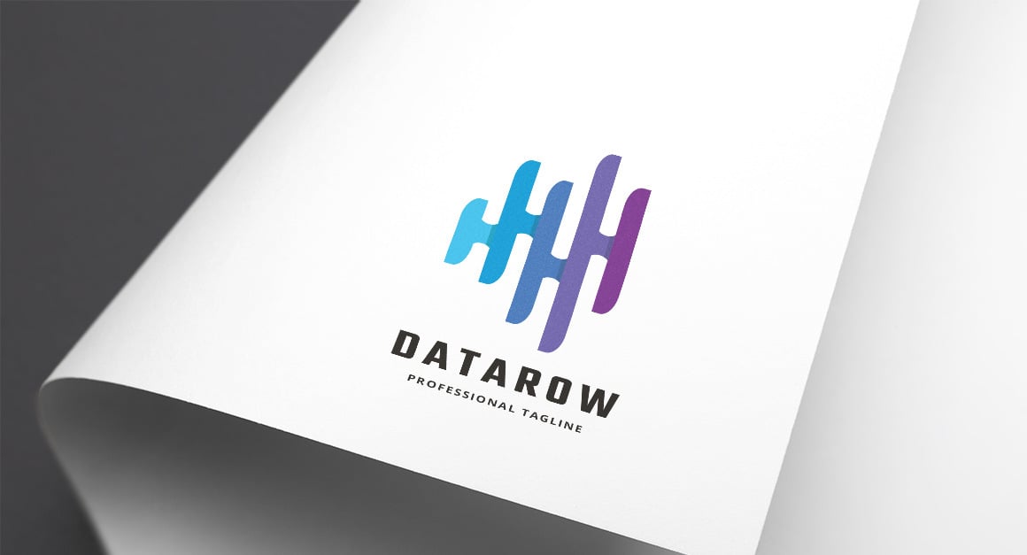 Data Row Logo Template #155098 - TemplateMonster