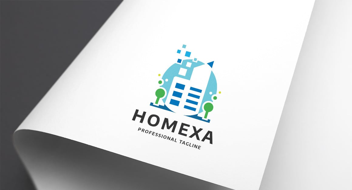 Pixel Home Logo Template #155050 - TemplateMonster