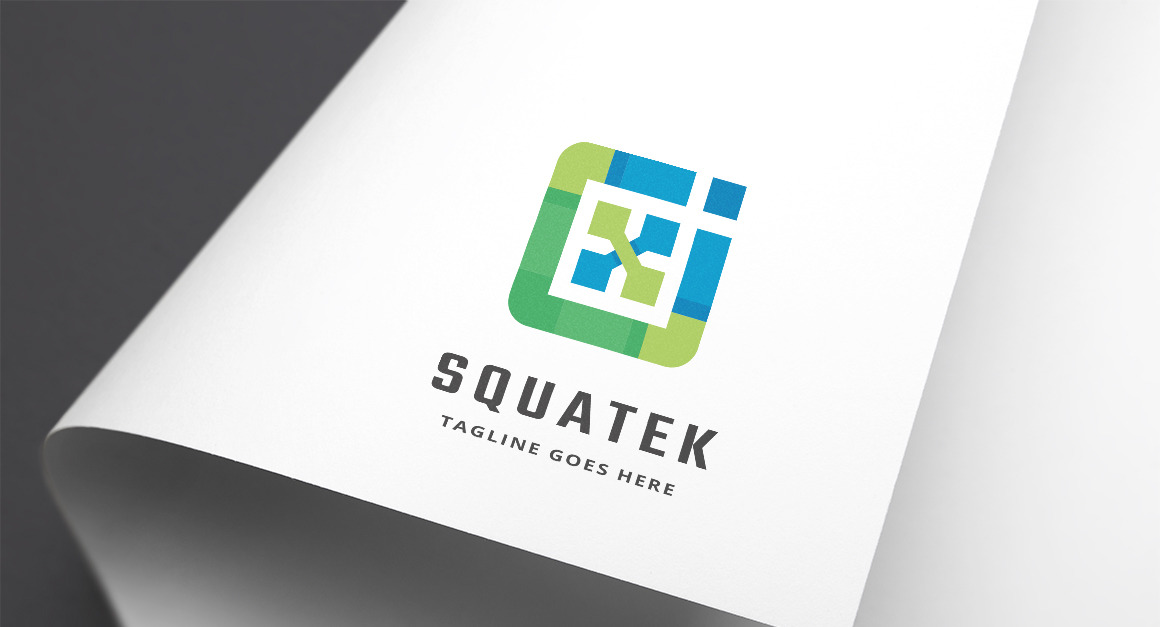 Square Technology Logo Template #155039 - TemplateMonster