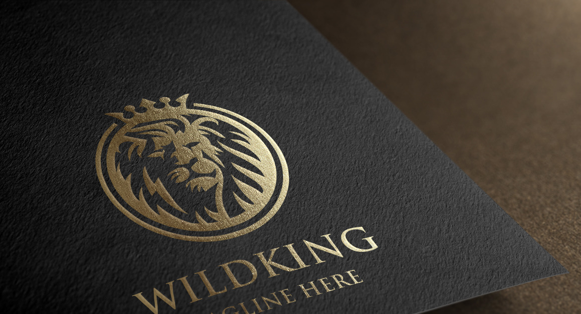 Wild King Logo Template #155037 - TemplateMonster