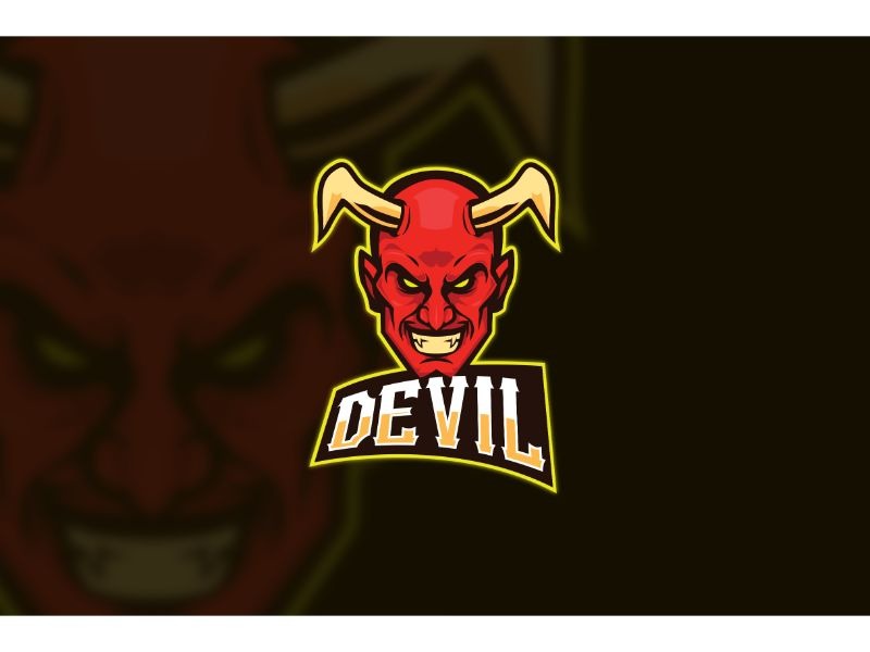Esport Devil Logo Template #155150 - TemplateMonster