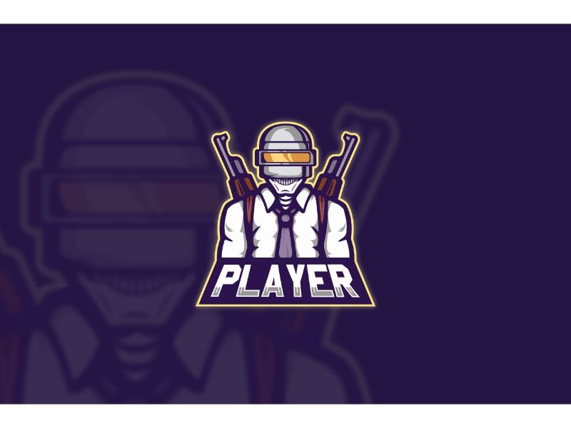 Esport Player Unkown Logo Template #155127 - TemplateMonster