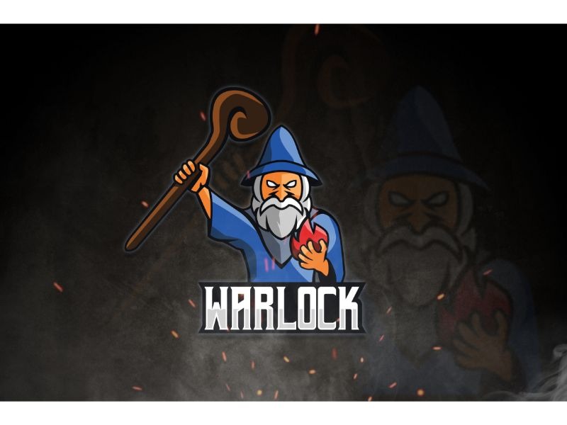 Esport Warlock Logo Template #155186 - TemplateMonster