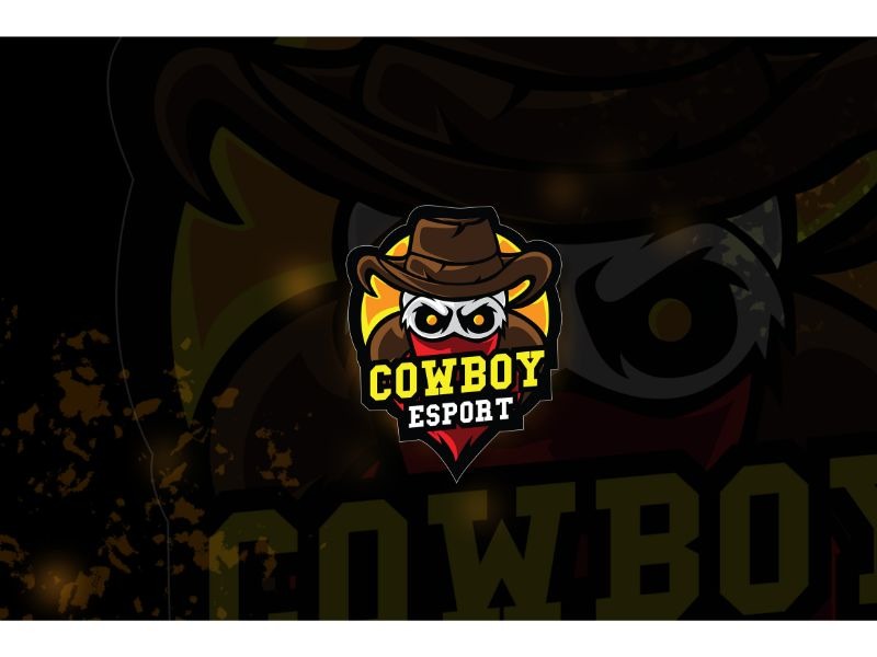 Esport Cowboy Logo Template #155212 - TemplateMonster