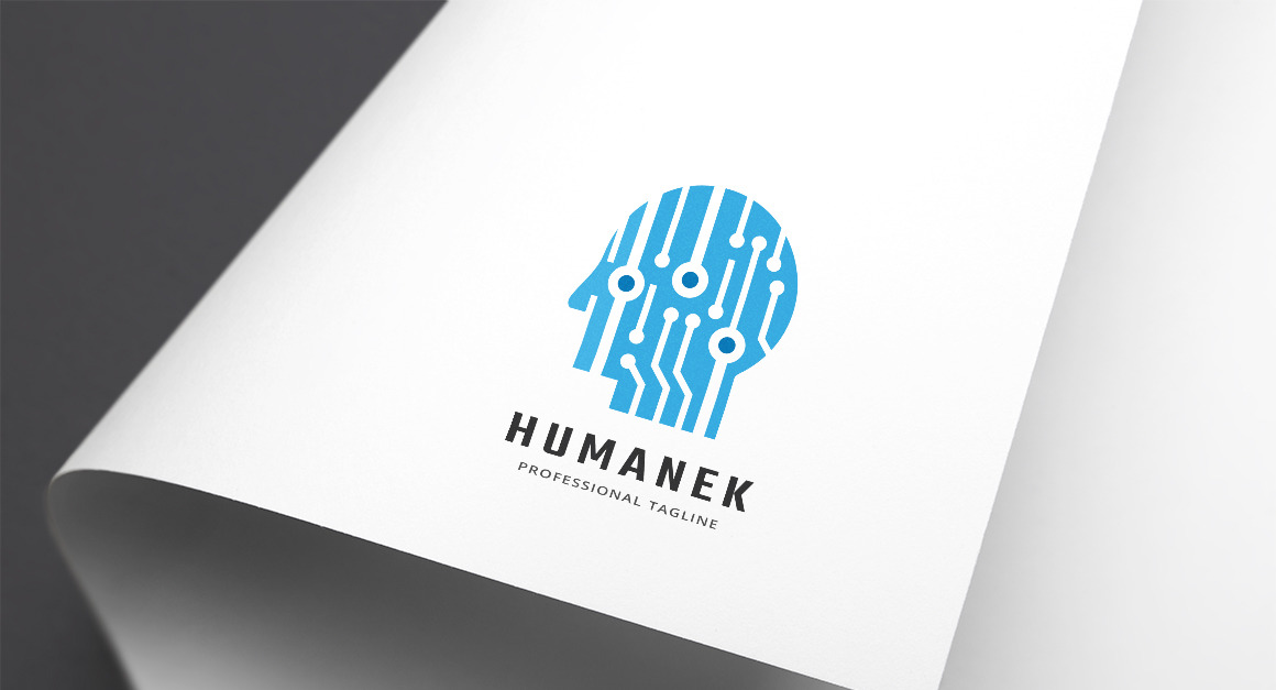 Human Mind Technologies Logo Template - TemplateMonster