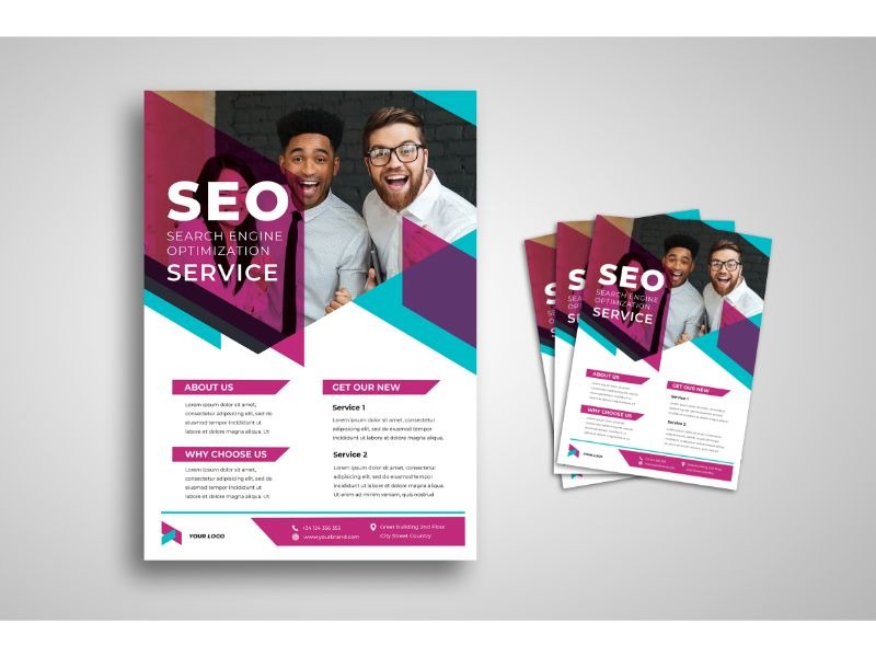 Flyer SEO - Corporate Identity Template - TemplateMonster