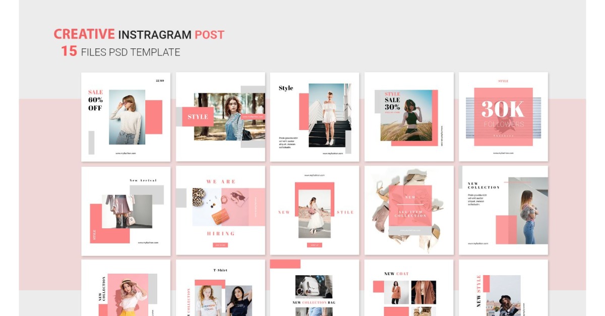 Instagram Template Beauty Fashion for Social Media